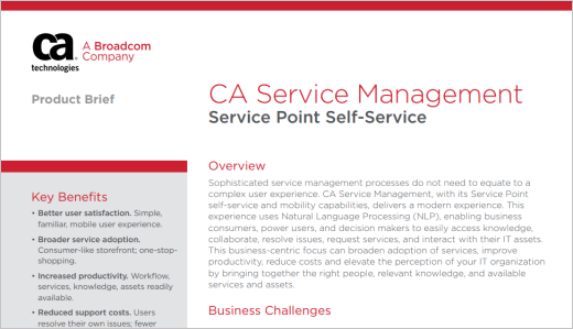 CA Service Desk Manager